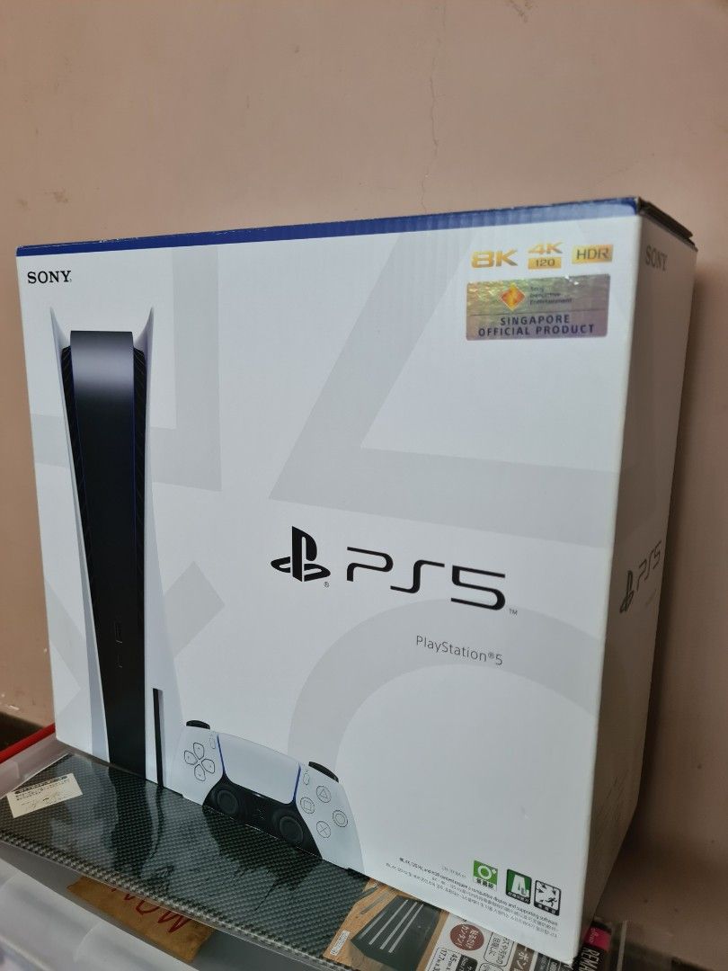 PS5 Console and Controller box, Video Gaming, Gaming Accessories, Cases ...