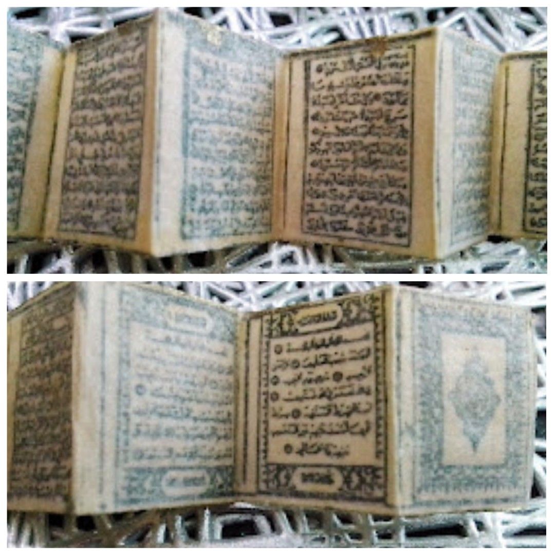 Quran Antik Miniature Sepanjang 16 Kaki, Tahun 1899, Hobbies & Toys ...