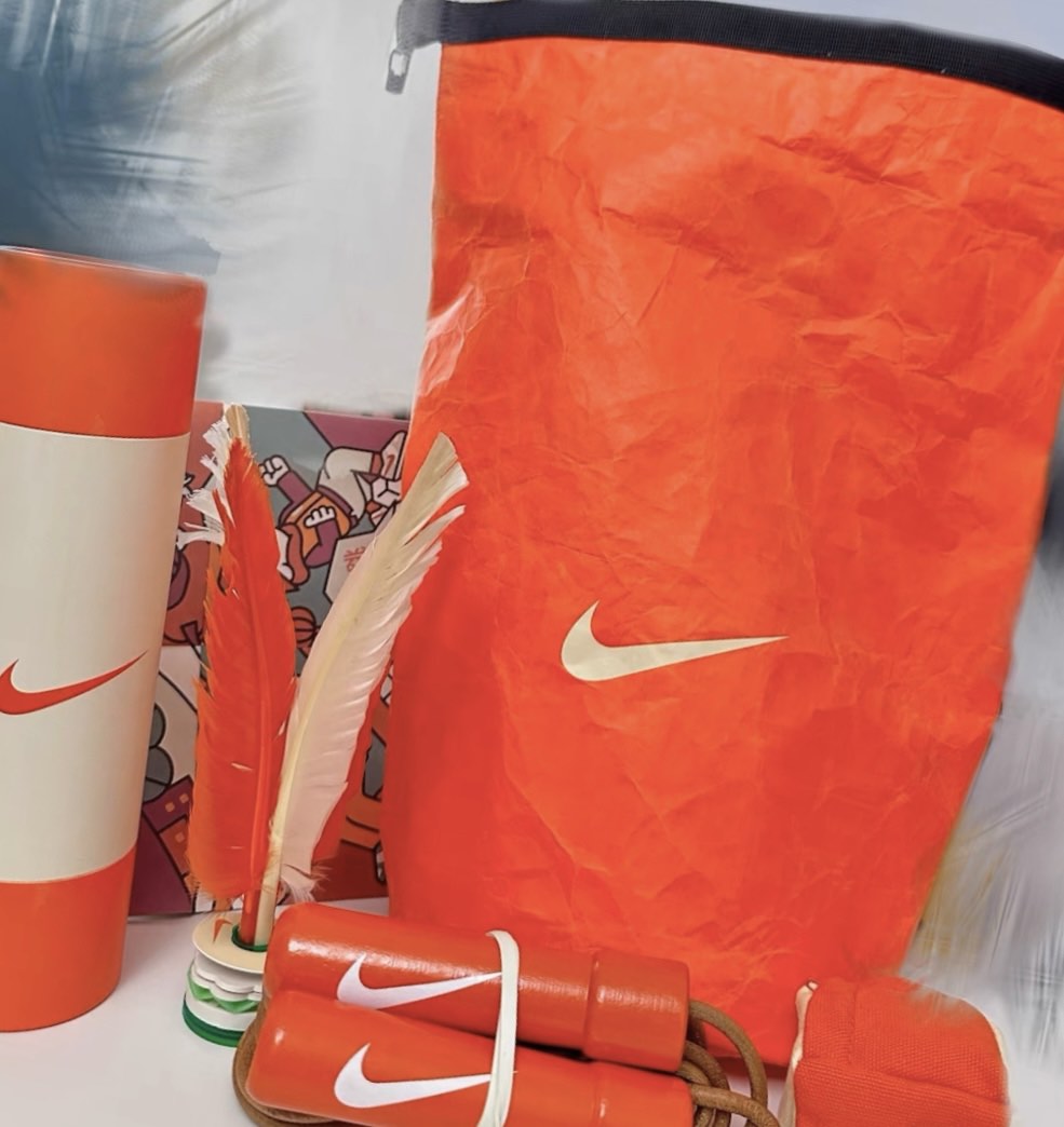 RARE Original Nike Play Kit Set Training Fitness Outdoor Shuttlecock ...