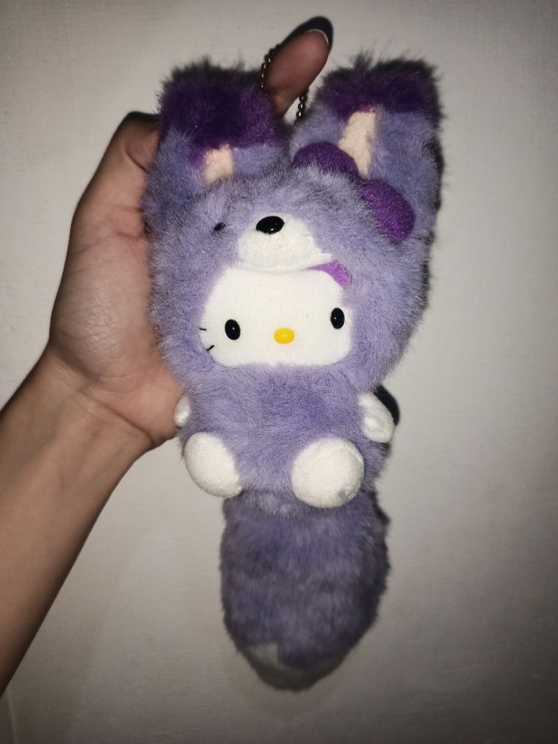 Rare Vintage 2003 Hello Kitty Hokkaido Lavender Fox Plush (Limited ...