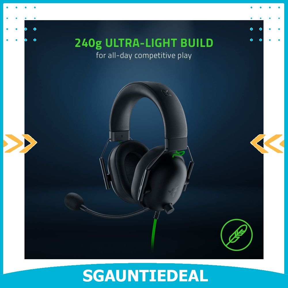 Razer RZ04-03240100-R3M1 blackshark V2 X multi platform wired esports ...