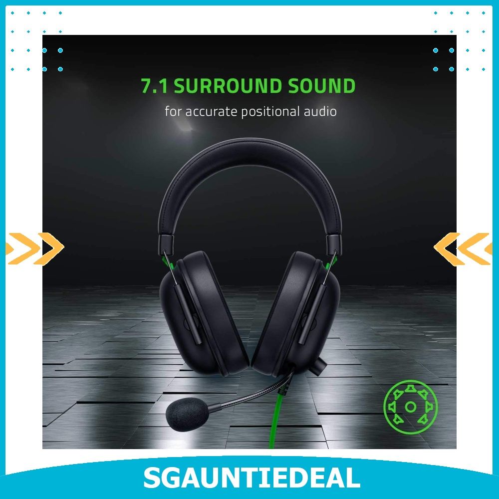 Razer RZ04-03240100-R3M1 blackshark V2 X multi platform wired esports ...