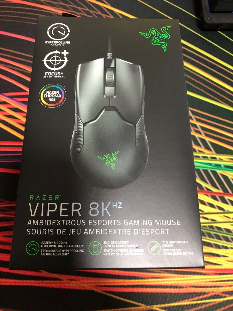 Razer Viper 8K Hz, Computers & Tech, Parts & Accessories, Mouse ...