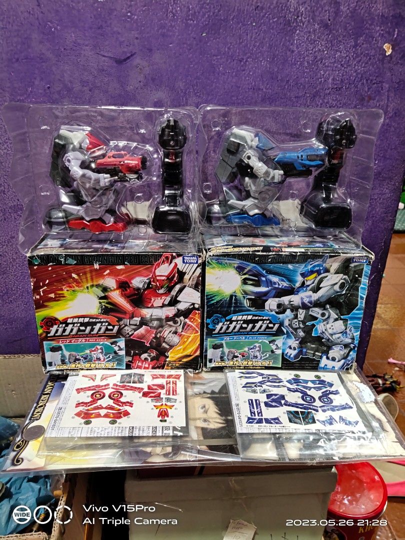 rc robot gagan gun takara tomy set, Toys & Collectibles, Mainan di Carousell