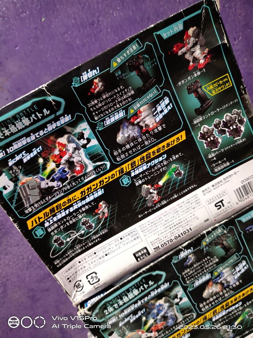 rc robot gagan gun takara tomy set, Toys & Collectibles, Mainan di Carousell