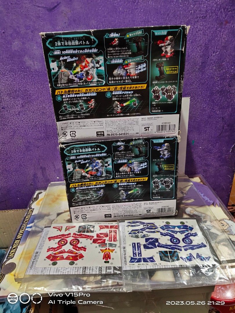 rc robot gagan gun takara tomy set, Toys & Collectibles, Mainan di Carousell