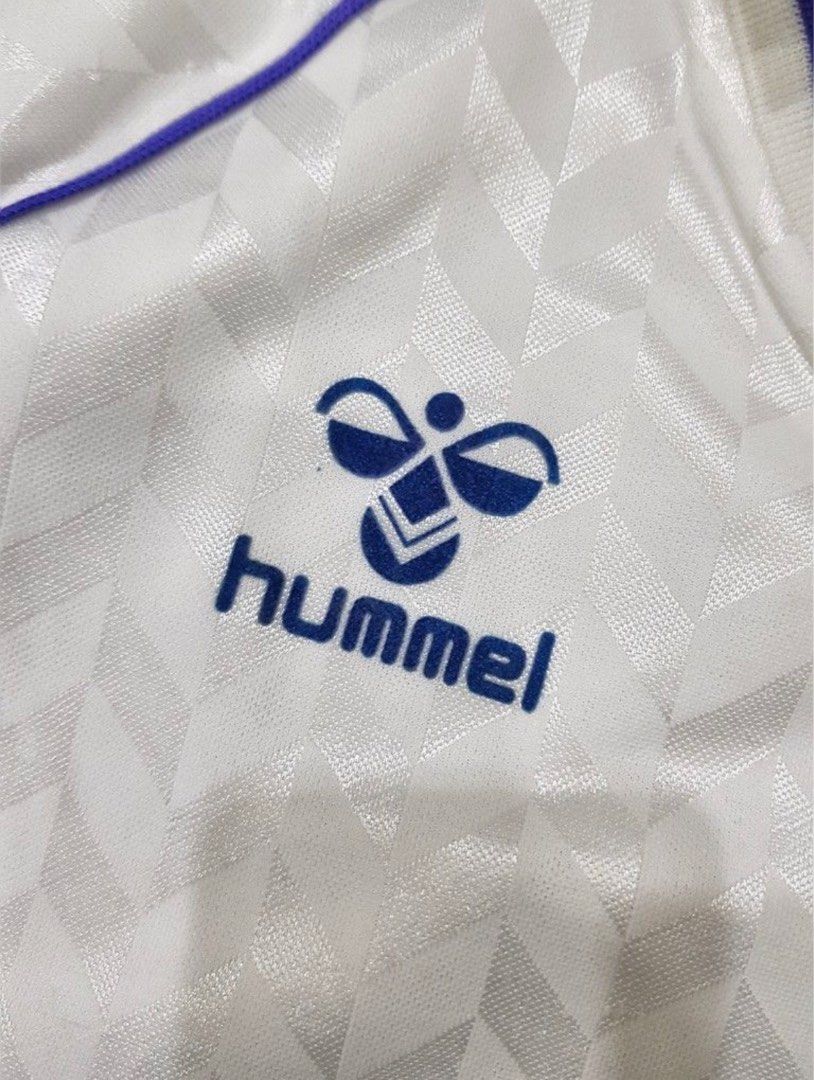 Real Madrid 1986 - 87 hummel parmalat Home soccer/football jersey/kit ...
