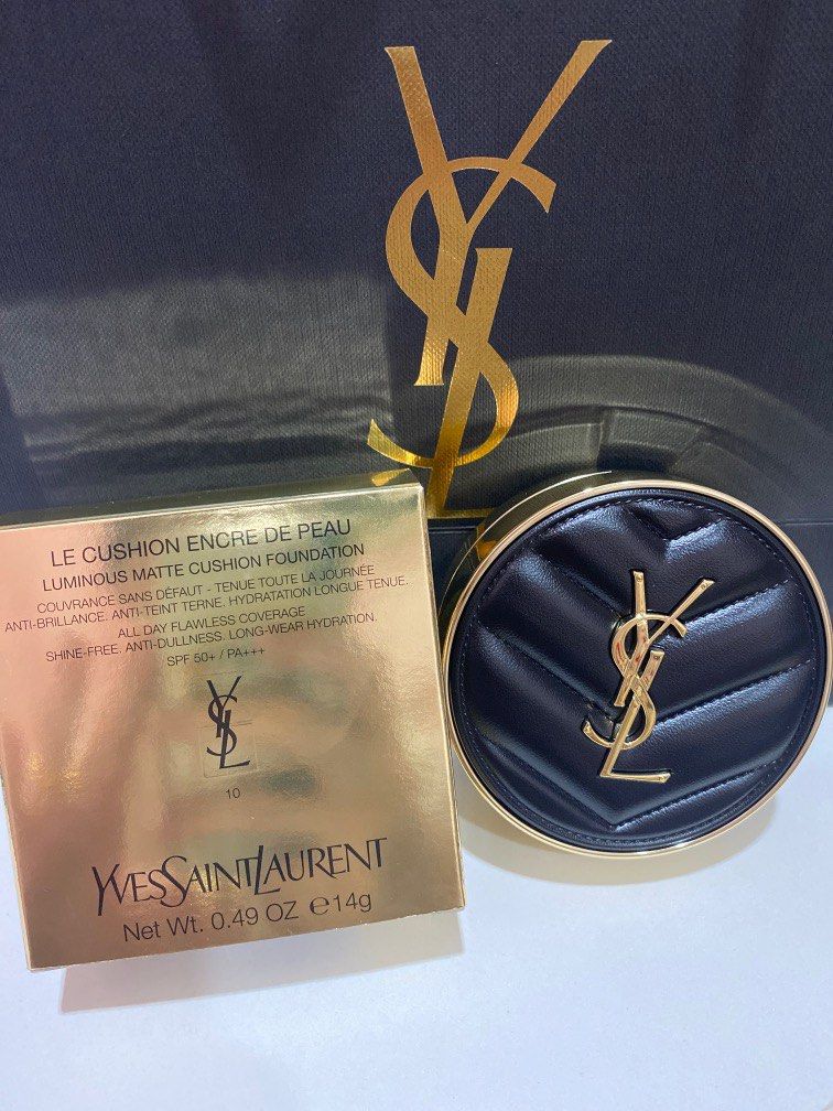 (Receipt) YSL Le Cushion Encre De Peau, Beauty & Personal Care, Face ...