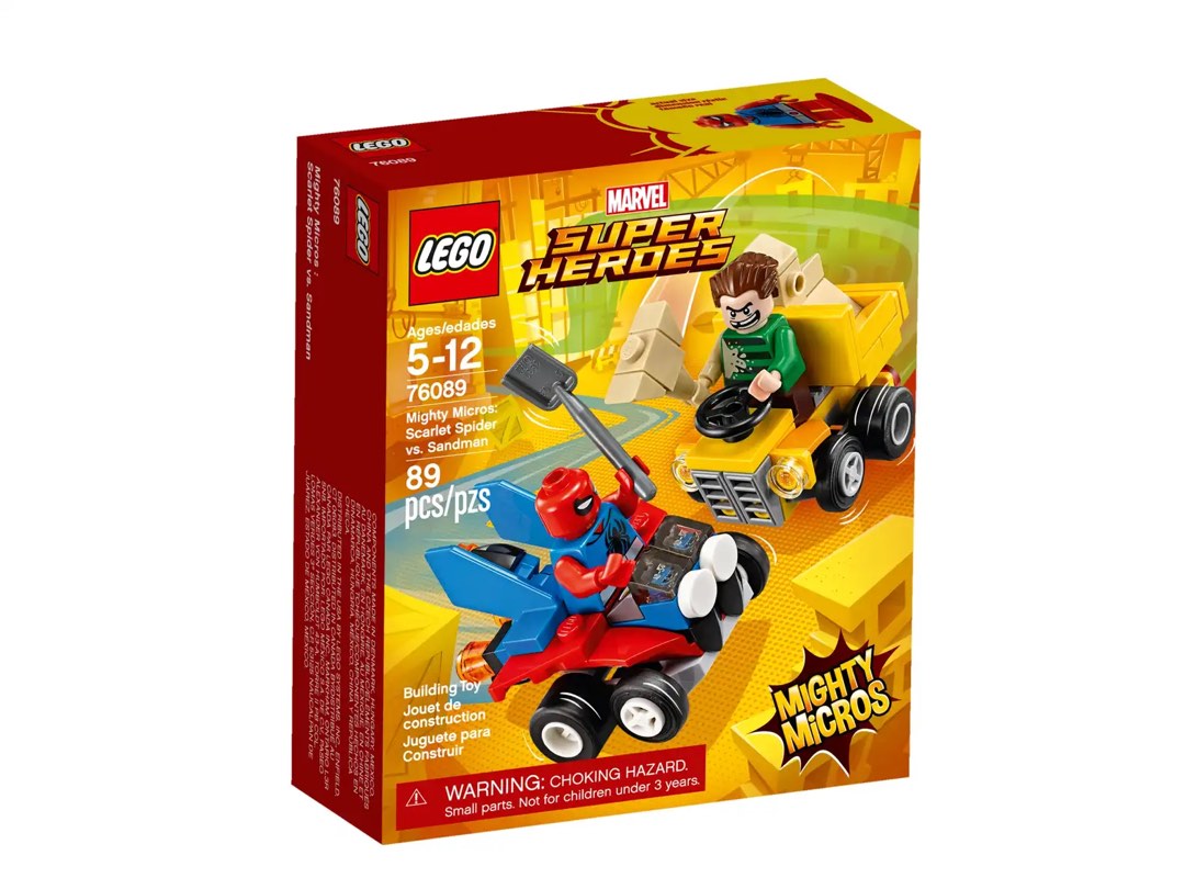 [RETIRED & RARE] LEGO #76089 MIGHTY MICROS: SCARLET SPIDER VS SANDMAN ...