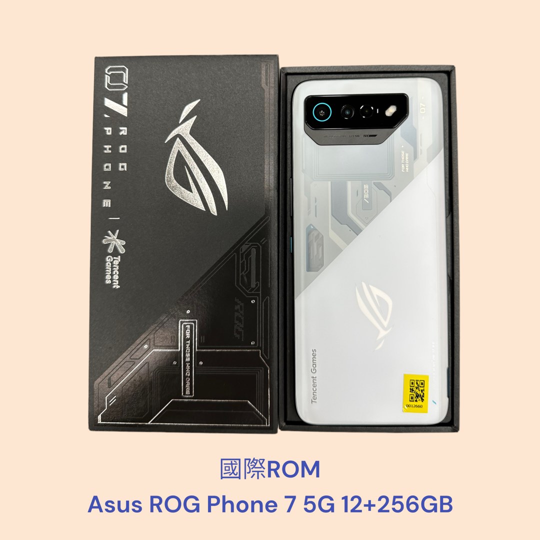 國際ROM Asus ROG Phone 7 5G 12+256GB, 手提電話, 手機, Android 安卓手機, Asus 華碩 ...