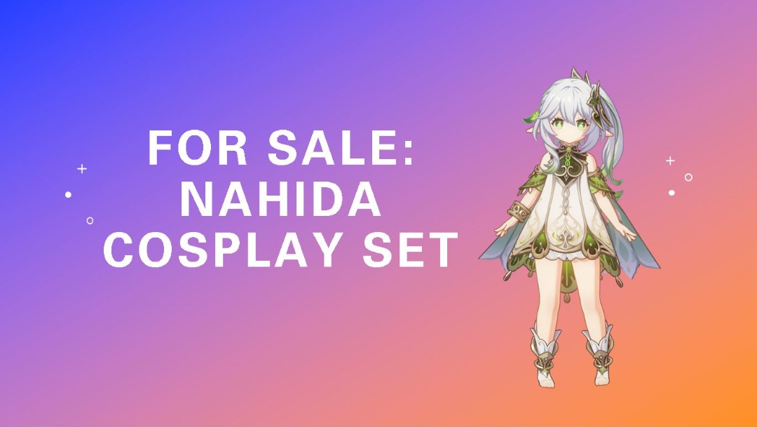 Rush Sale Nahida Cosplay Set Genshin Impact On Carousell