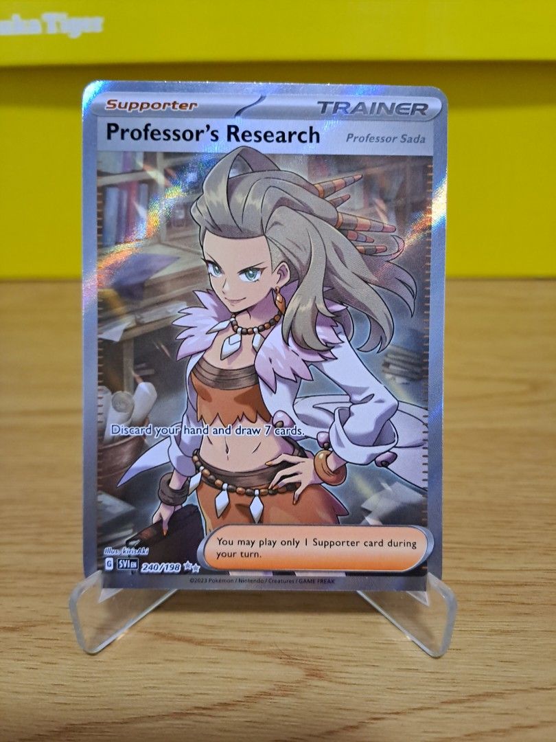 Sada Professor's Research Trainer SV01 Pokemon Card, Hobbies & Toys ...