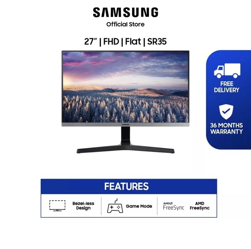 SAMSUNG 27 INCH MONITOR, Computers & Tech, Office & Business Technology ...