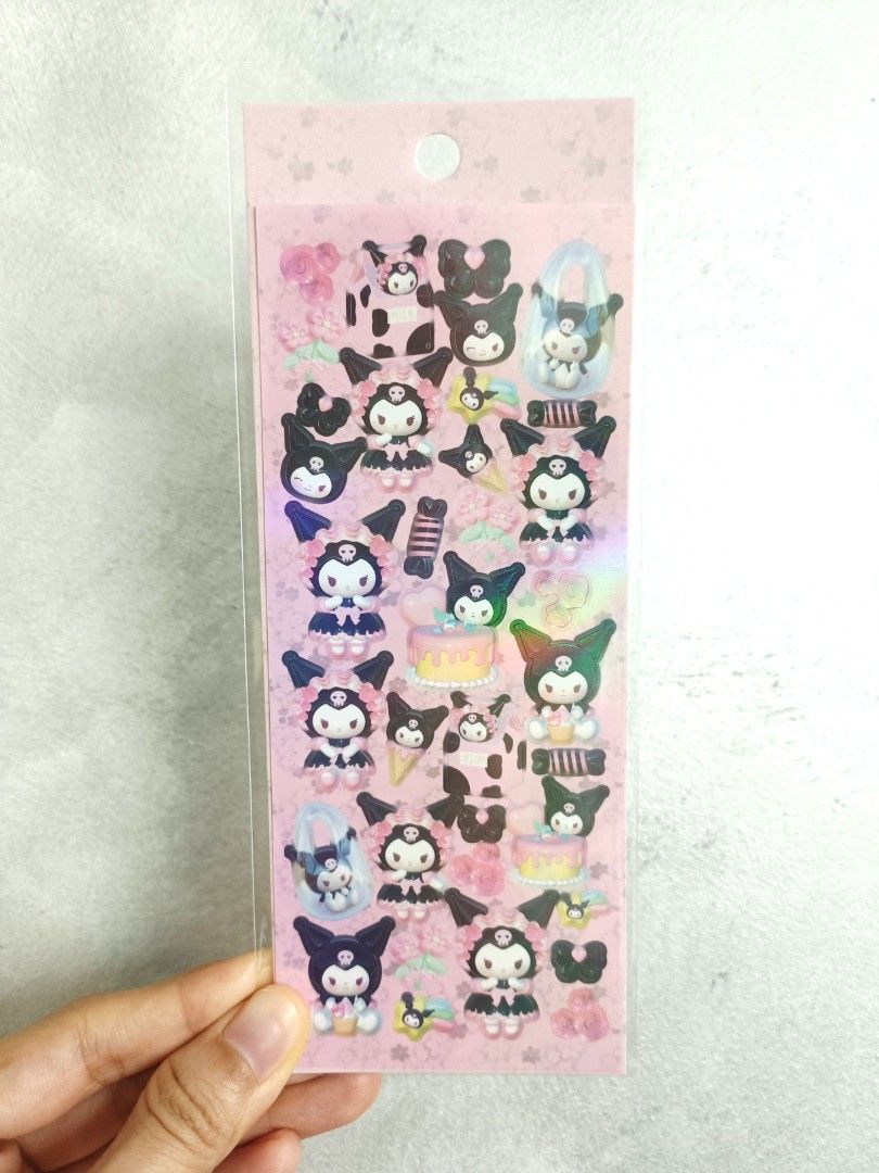 Sanrio Stickers, Kuromi melody cinnamon roll, Hobbies & Toys ...