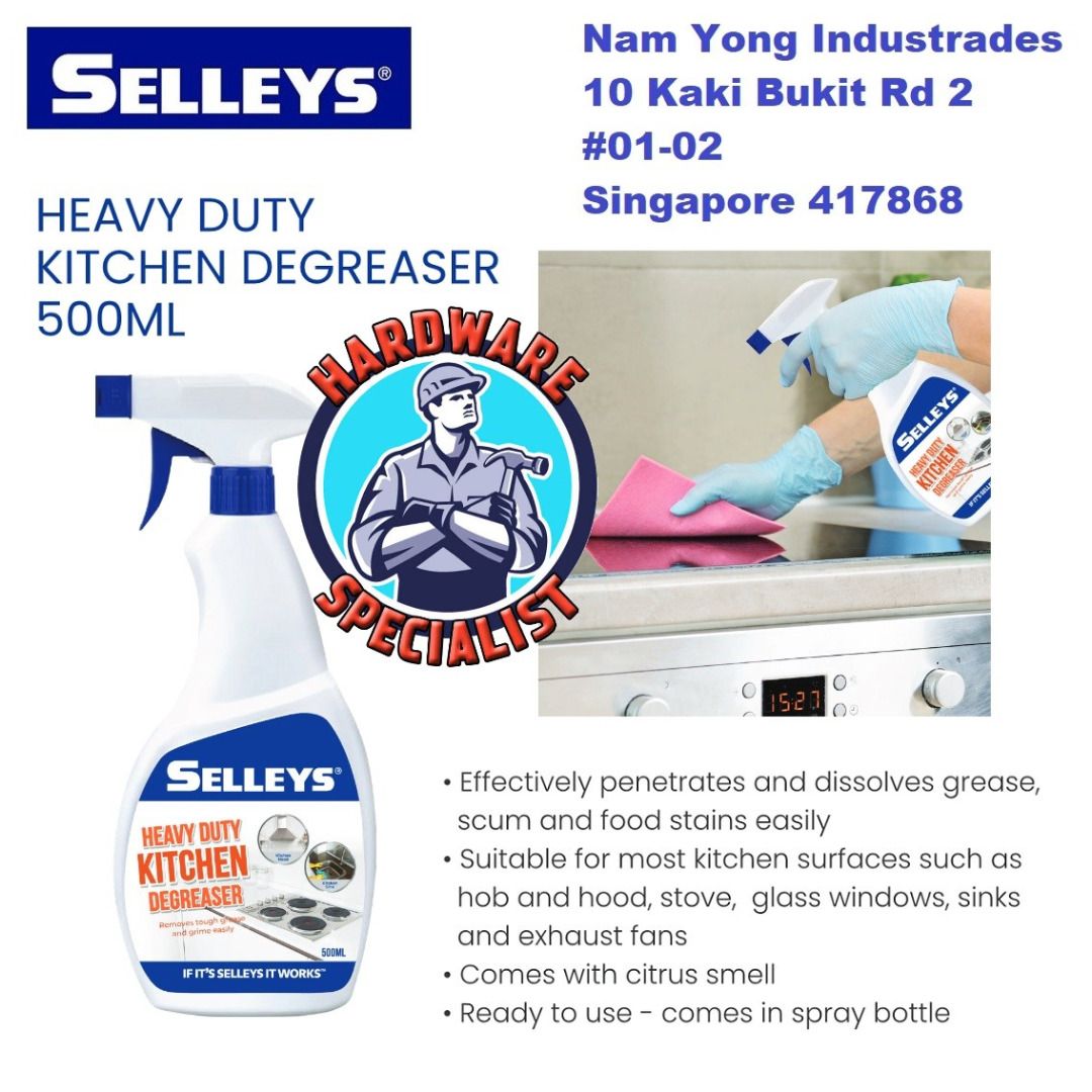 Selleys Heavy Duty Kitchen Degreaser - 500mL, Furniture & Home Living ...