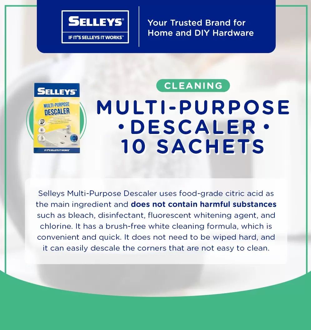 Selleys Multi-Purpose Descaler - 10 Sachets, Furniture & Home Living ...