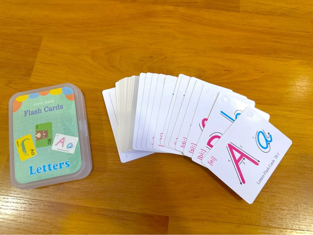 Set of Flash Cards (Letters), Babies & Kids, Infant Playtime on Carousell