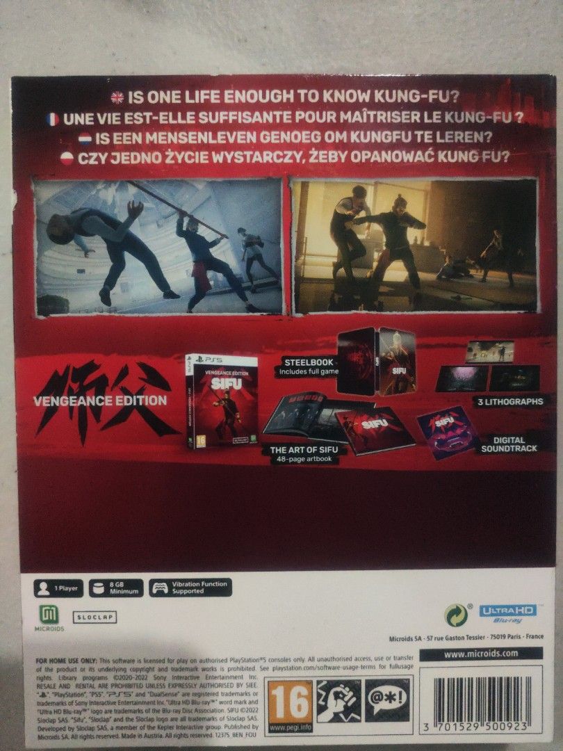 SIFU PS5 Vengeance Edition, Video Gaming, Video Games, PlayStation on Carousell