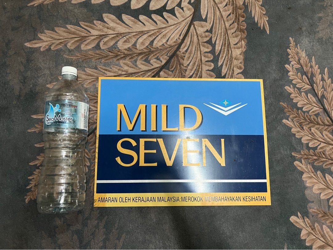 Sign rokok mild seven, Hobbies & Toys, Collectibles & Memorabilia, Vintage Collectibles on Carousell