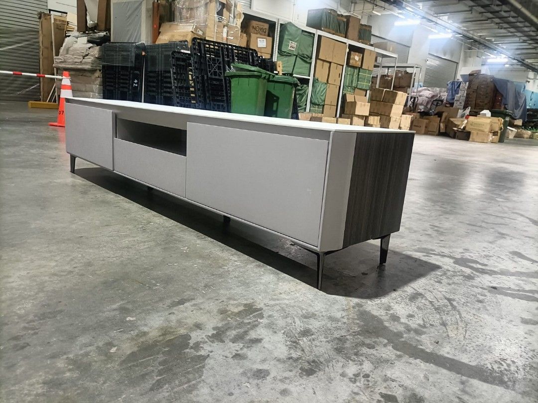 SLAGERI 2.0M TV Console in GREY, Furniture & Home Living, Furniture, TV ...