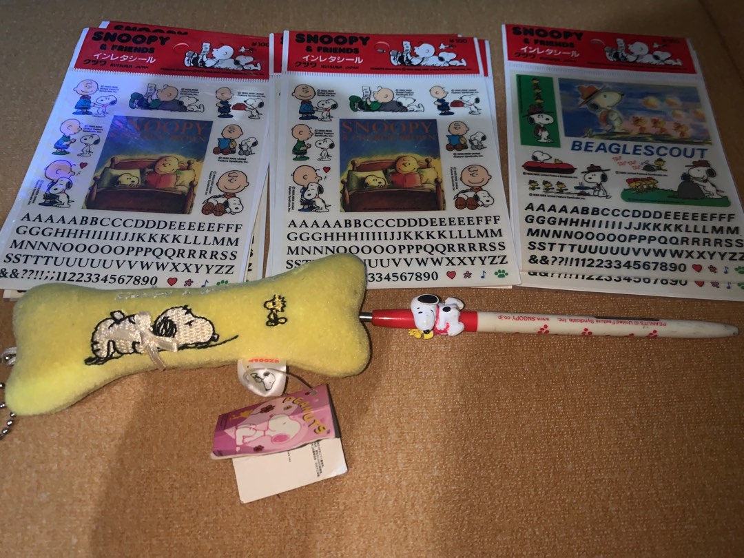 Snoopy Merch Bundle, Hobbies & Toys, Memorabilia & Collectibles, Fan ...