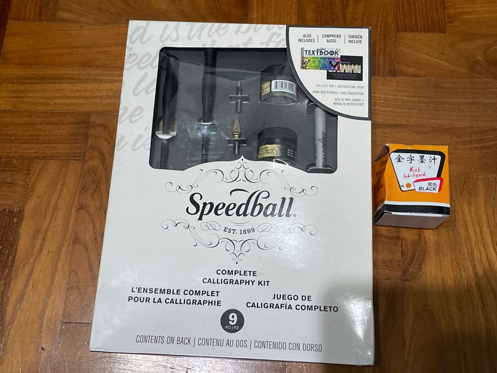 Speedball complete calligraphy kit, Hobbies & Toys, Stationery & Craft ...