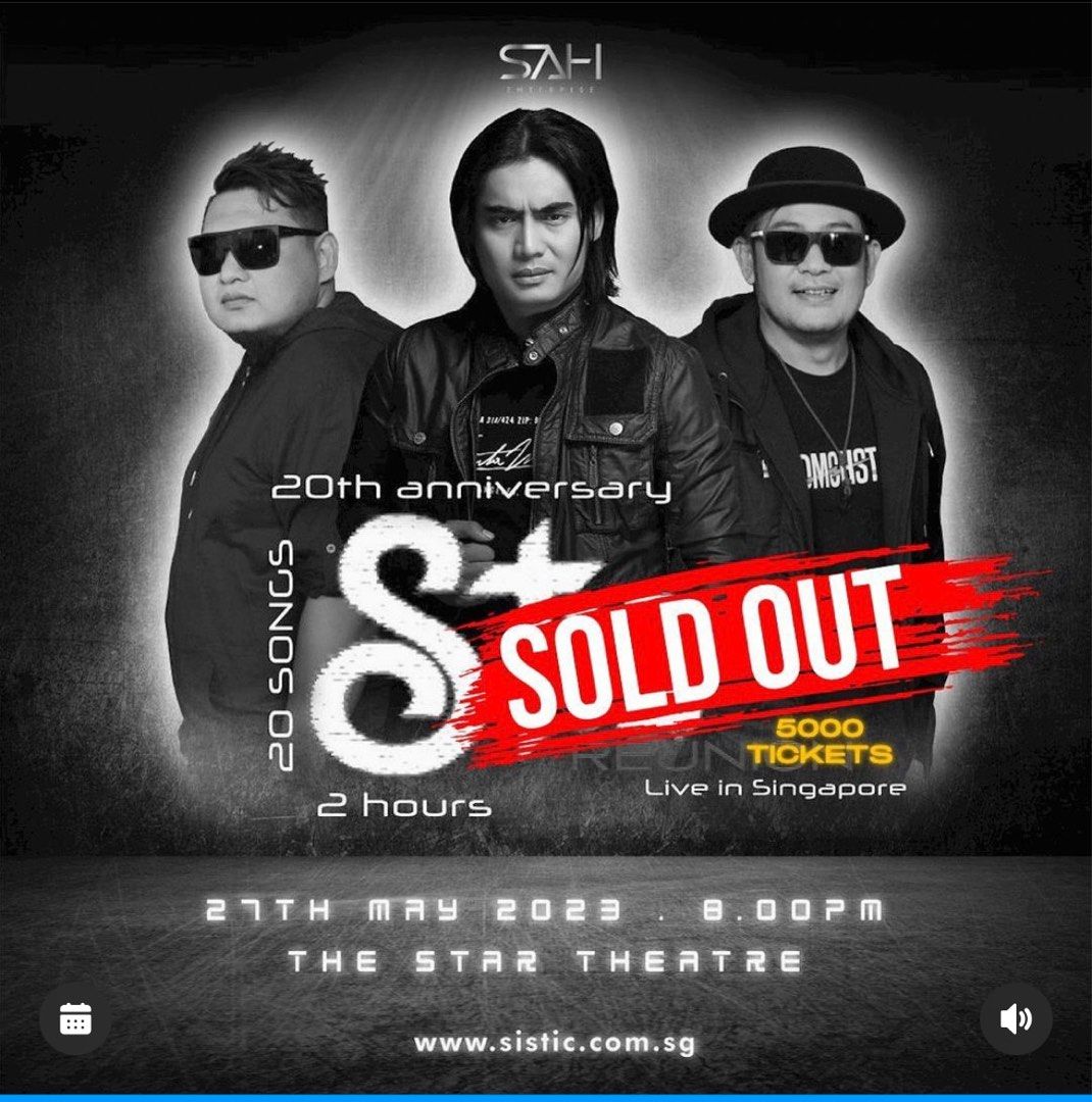 ST12 20th anniversary live in Singapore, Tickets & Vouchers, Event ...