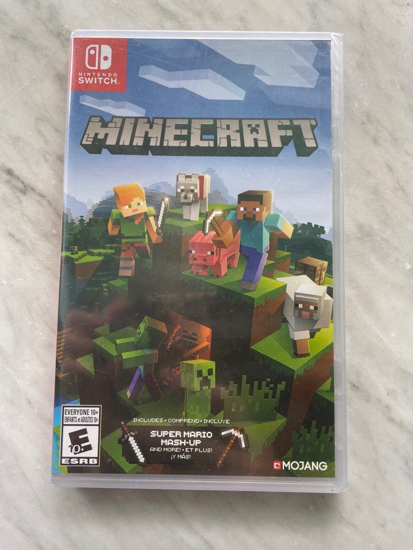 全新 Switch minecraft, 電子遊戲, 電子遊戲, Nintendo 任天堂 - Carousell