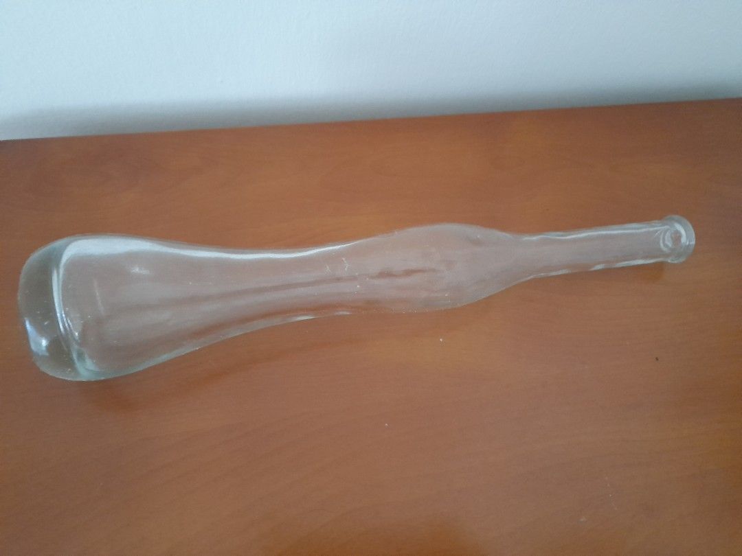 Tall & narrow glass tube vase, Furniture & Home Living, Home Decor ...