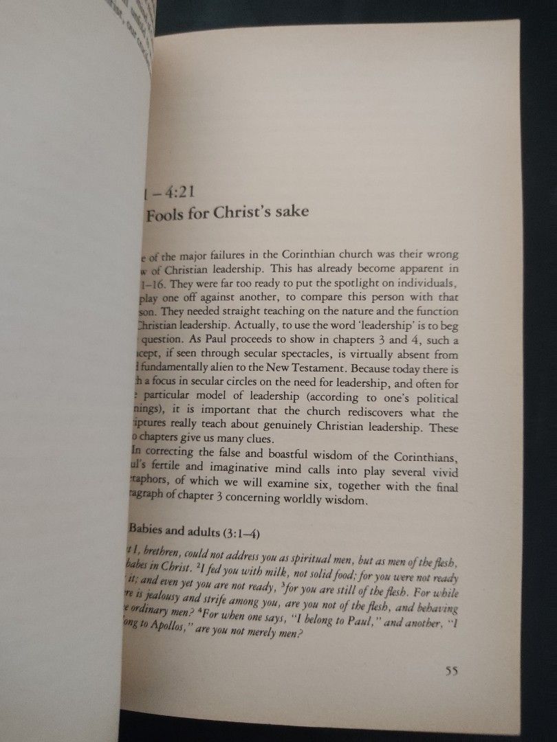 The Message of 1 Corinthians by David Prior, Hobbies & Toys, Books ...