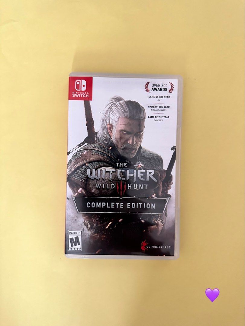The Witcher Wild Hunt Nintendo Switch game, Video Gaming, Video Games ...