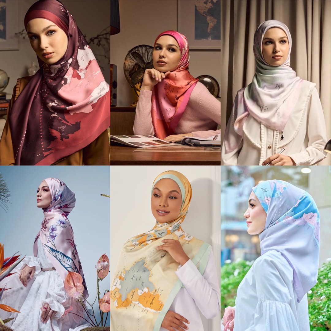 The World Map Duck, Women's Fashion, Muslimah Fashion, Hijabs on Carousell