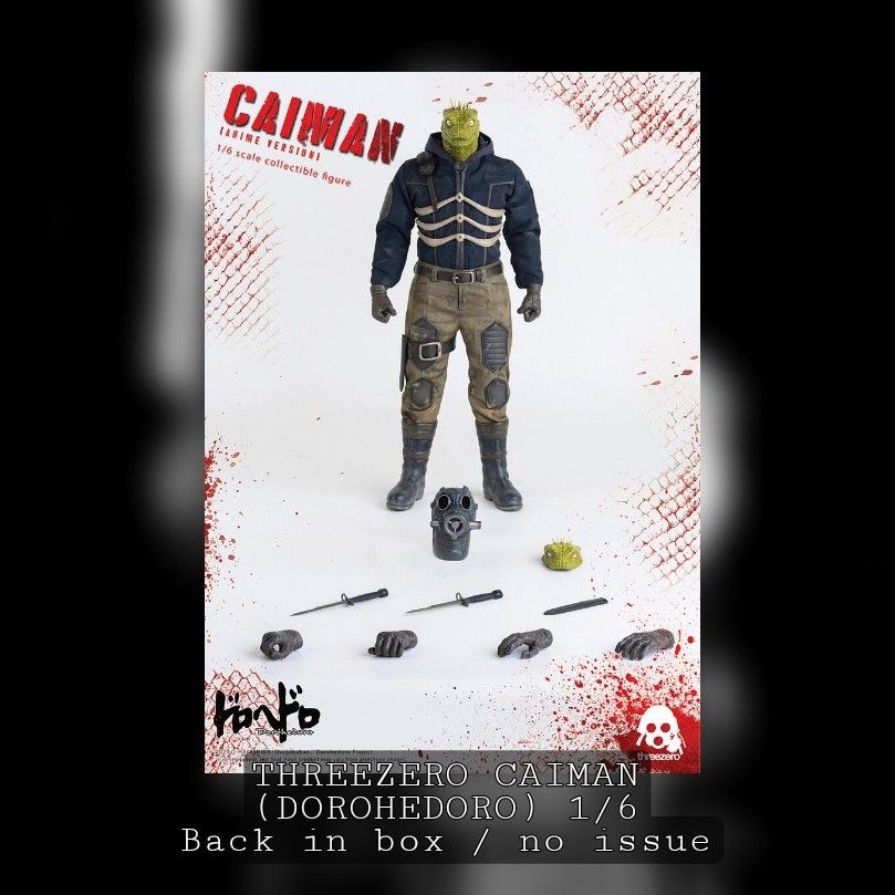 Threezero Caiman Dorohedoro Figure, Hobbies & Toys, Toys & Games on ...