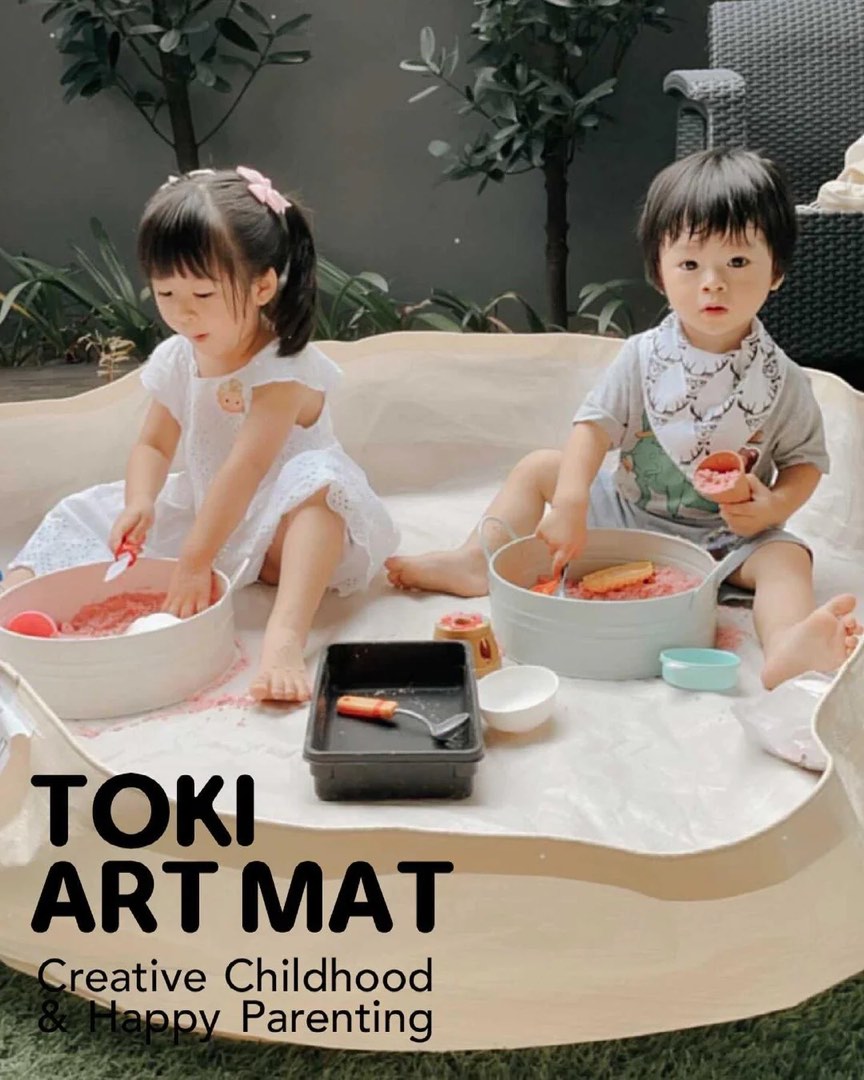 TOKI Art Mat toppingskids waterproof, Hobbies & Toys, Stationery ...