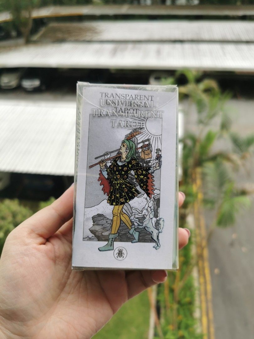 Transparent Tarot Deck, Hobbies & Toys, Toys & Games on Carousell