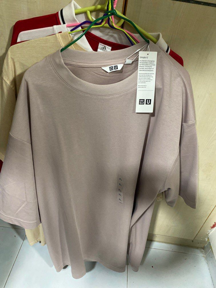 Uniqlo pink oversize tee, Men's Fashion, Tops & Sets, Tshirts & Polo ...