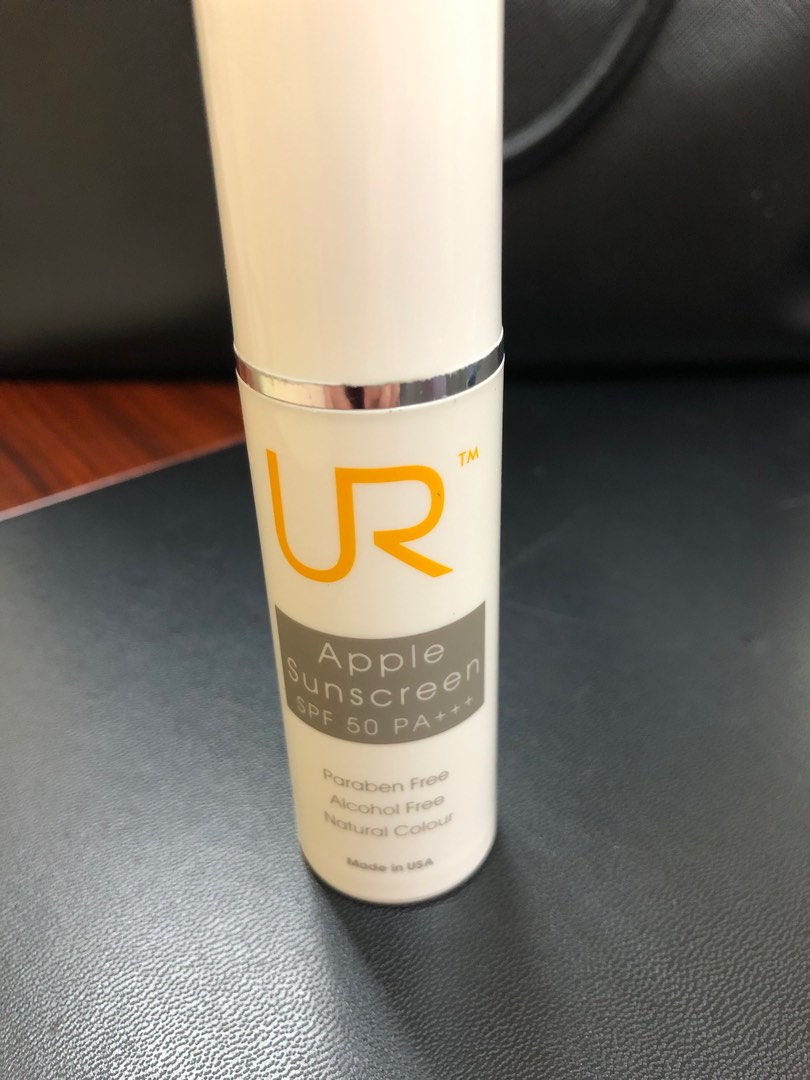 UR Klinik Apple Sunscreen, Beauty & Personal Care, Face, Makeup on ...