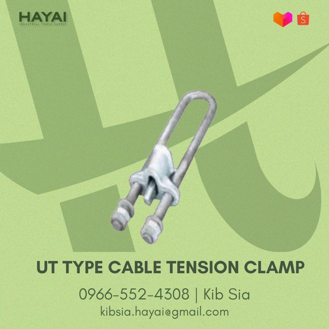 UT Type Cable Tension Clamp, Commercial & Industrial, Industrial Equipment on Carousell