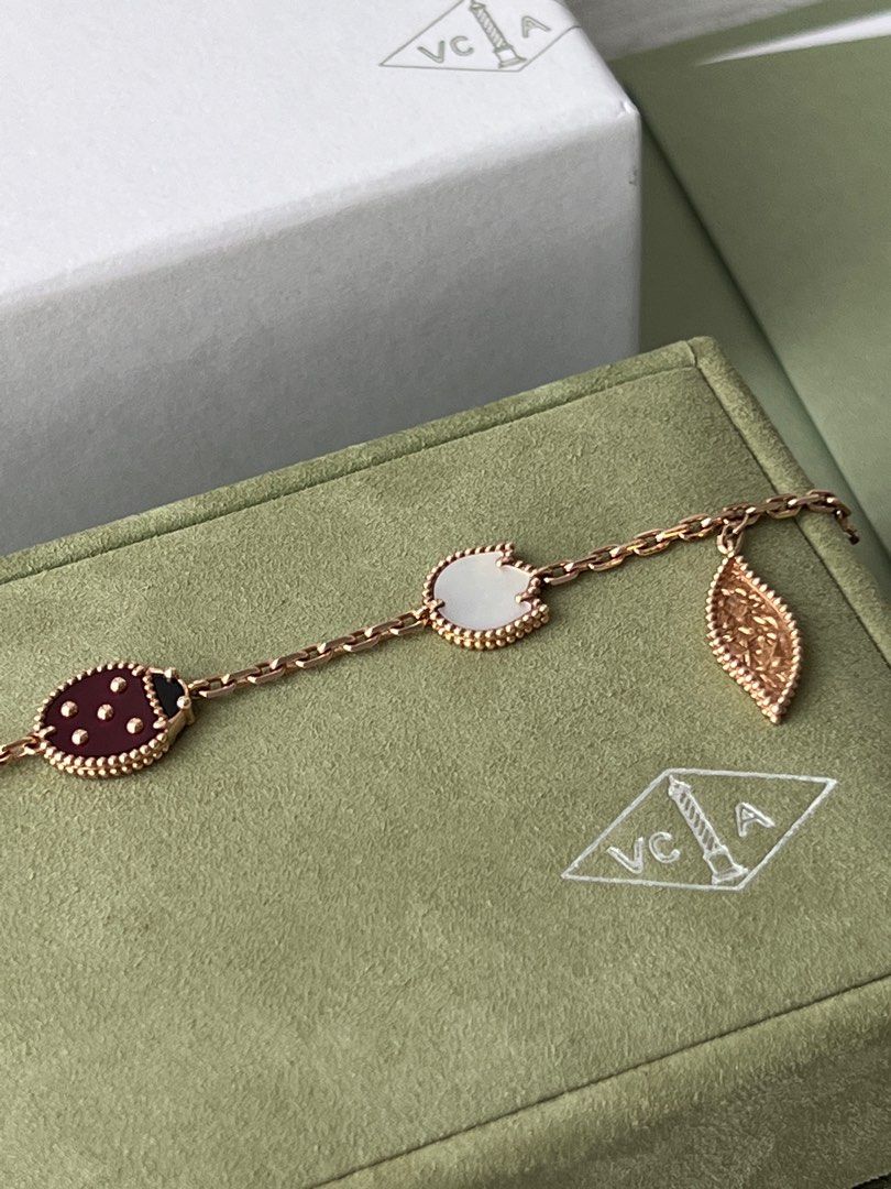 VCA Van Cleef & Arpels Lucky Spring Bracelet, 5 Motifs, Luxury ...