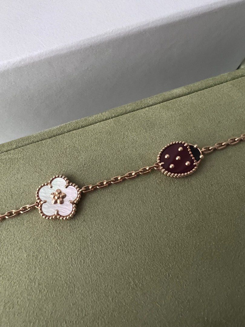 VCA Van Cleef & Arpels Lucky Spring Bracelet, 5 Motifs, Luxury ...