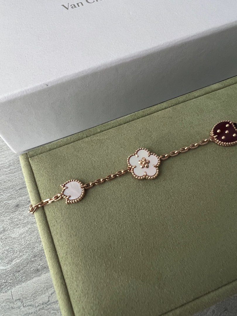 *RECEIPT FULL SET* VCA Van Cleef & Arpels Lucky Spring Bracelet, 5 ...
