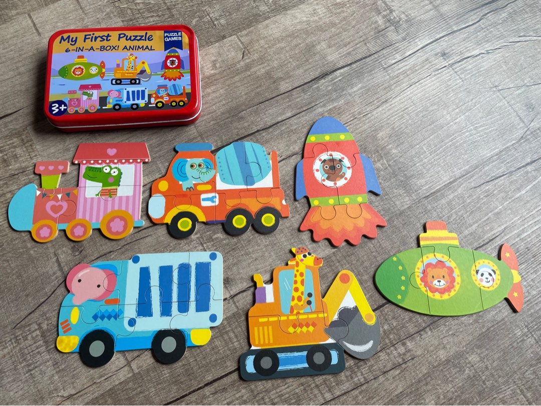 Vehicle puzzles, Hobbies & Toys, Toys & Games on Carousell