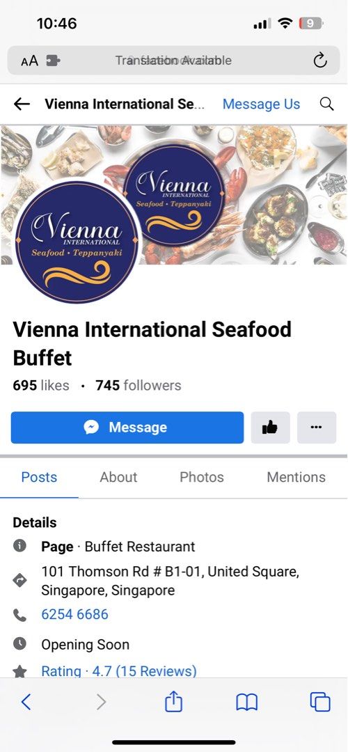 Vienna International Seafood Buffet Lunch, Tickets & Vouchers, Vouchers ...