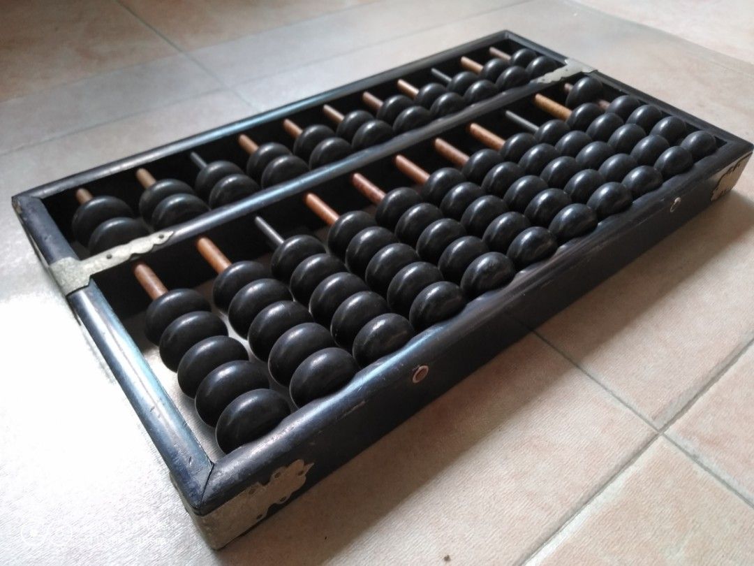 Vintage 11 columns Chinese Abacus (Suanpan), Hobbies & Toys ...
