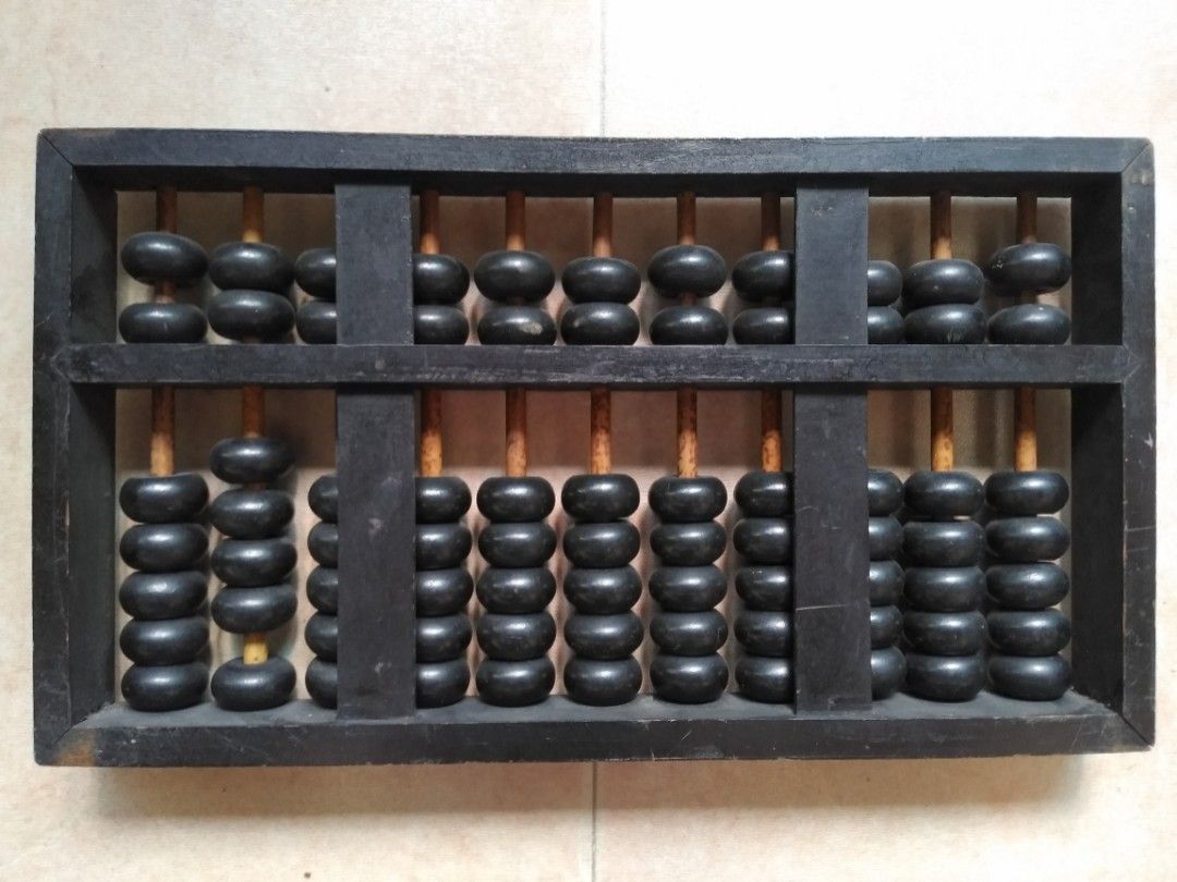 Vintage 11 columns Chinese Abacus (Suanpan), Hobbies & Toys ...