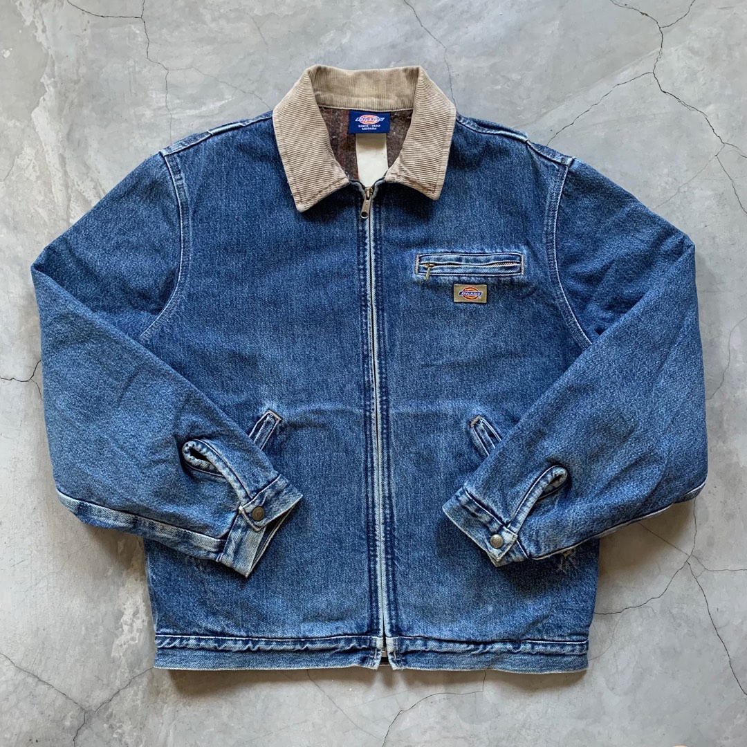 Vintage 90s Detroit Denim Workwear Style Jacket | Men's Blanket-lined Work Jacket | Corduroy ...