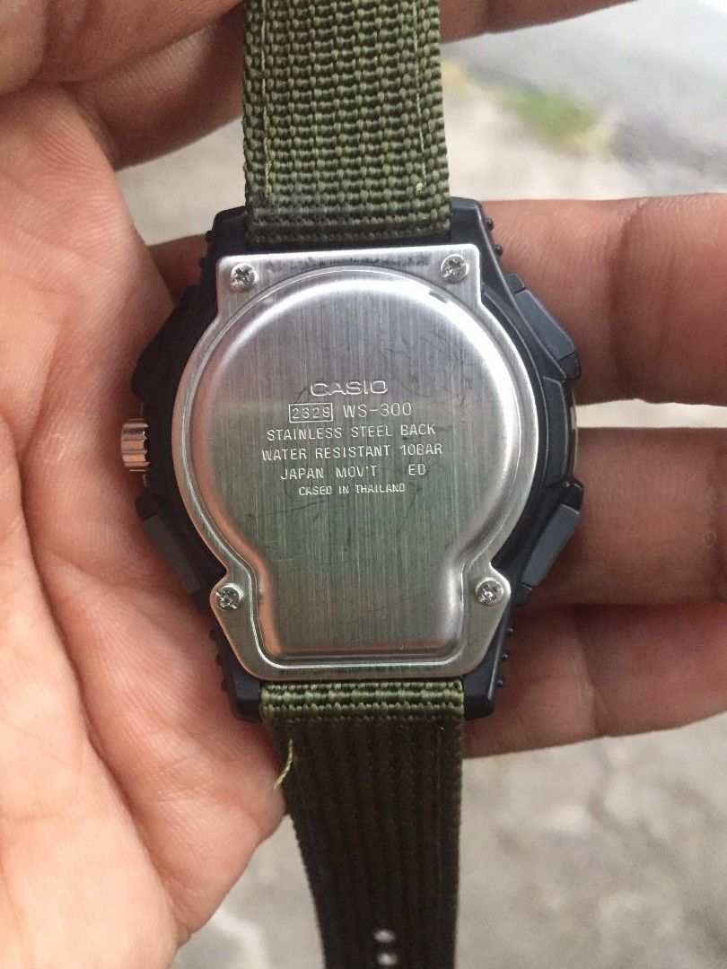 Vintage Casio AnaDigi WS-300, Men's Fashion, Watches & Accessories ...