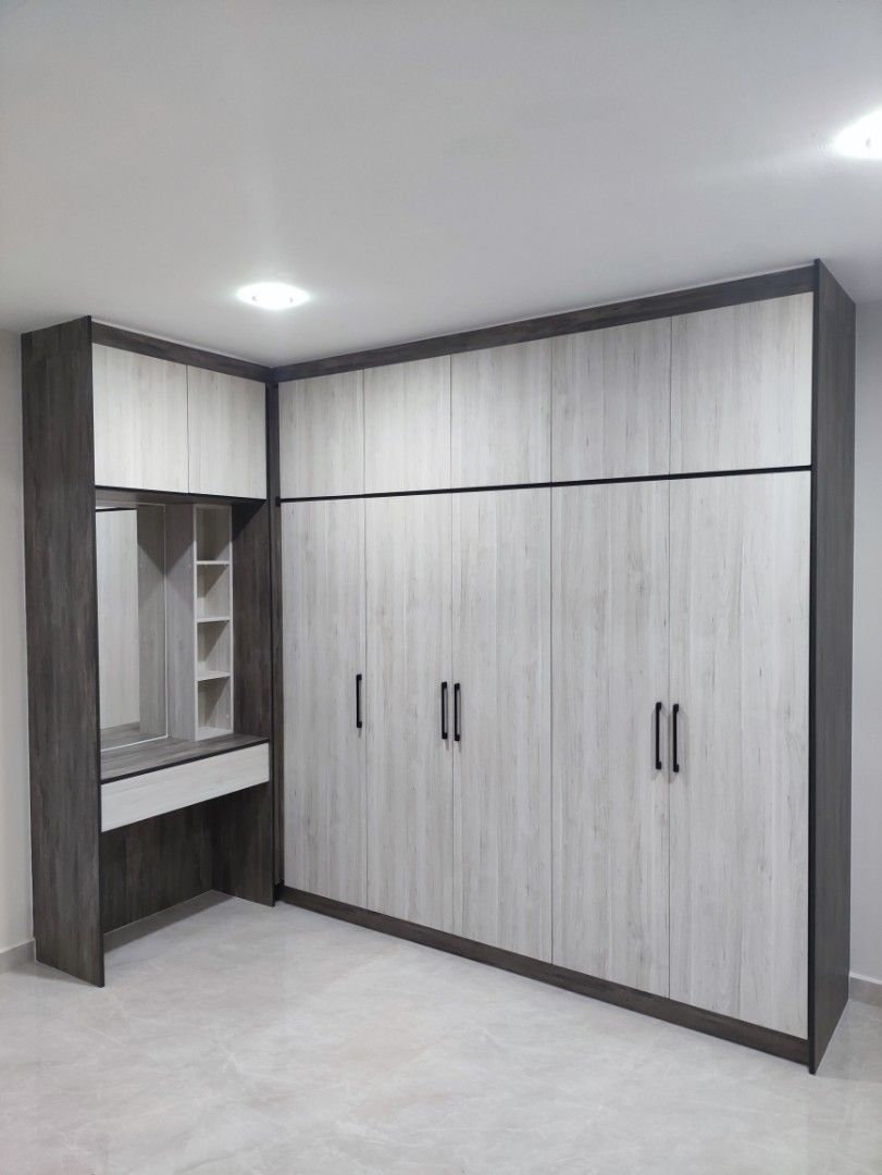 Wardrobe Custom Melamine Selangor, Furniture & Home Living, Furniture ...