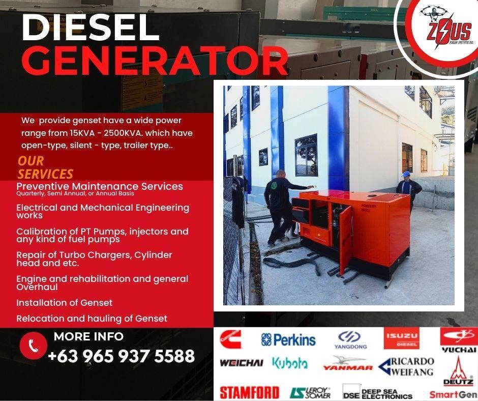 WE DELIVER NATIONWIDE NEW GENERATOR SET 15kVA 35kVA 75kVA 100kVA 125kVA ...