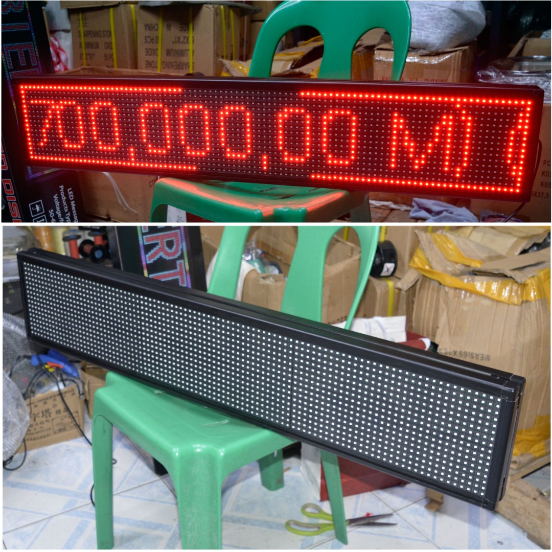 Wifi Programmable Message Board/Signage Easy to Use, Furniture & Home ...
